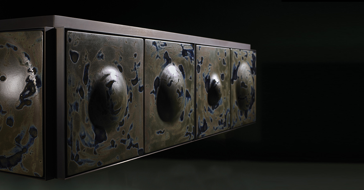 Agharti wall-mounted console completes Davide Sozzi’s collection ...