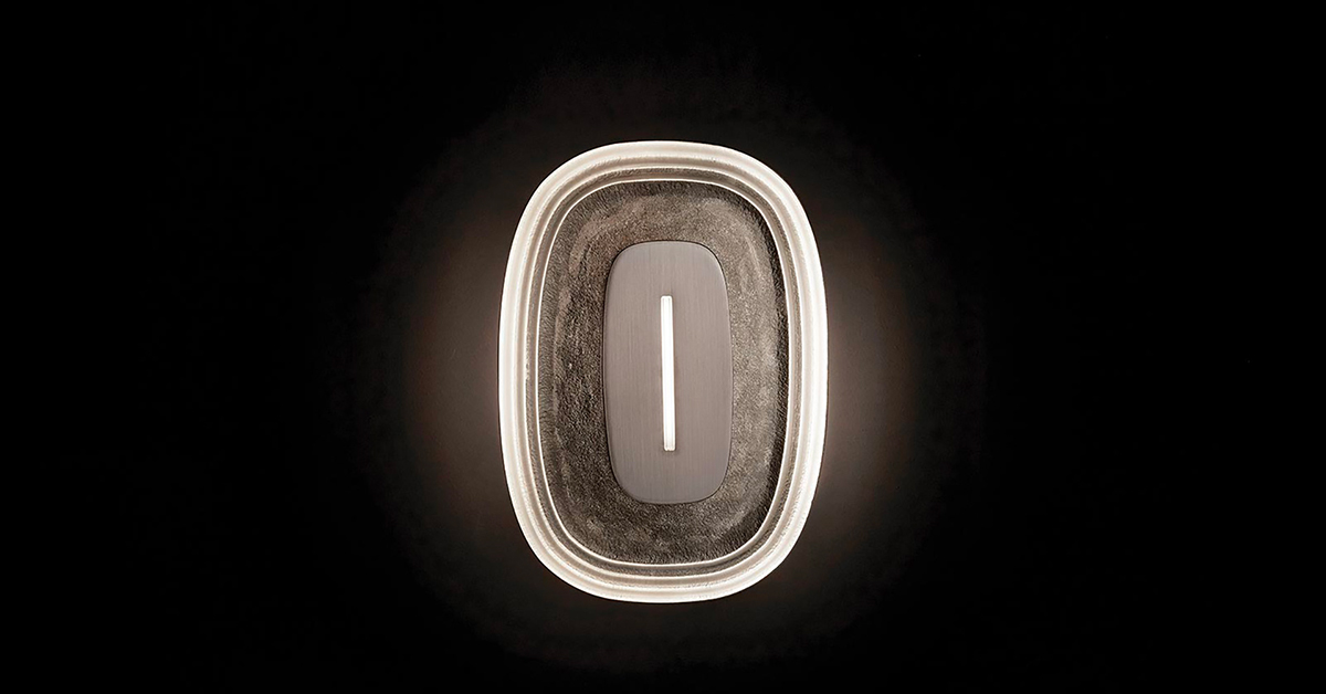 Nebula sconce, the elegance of glass | Promemoria