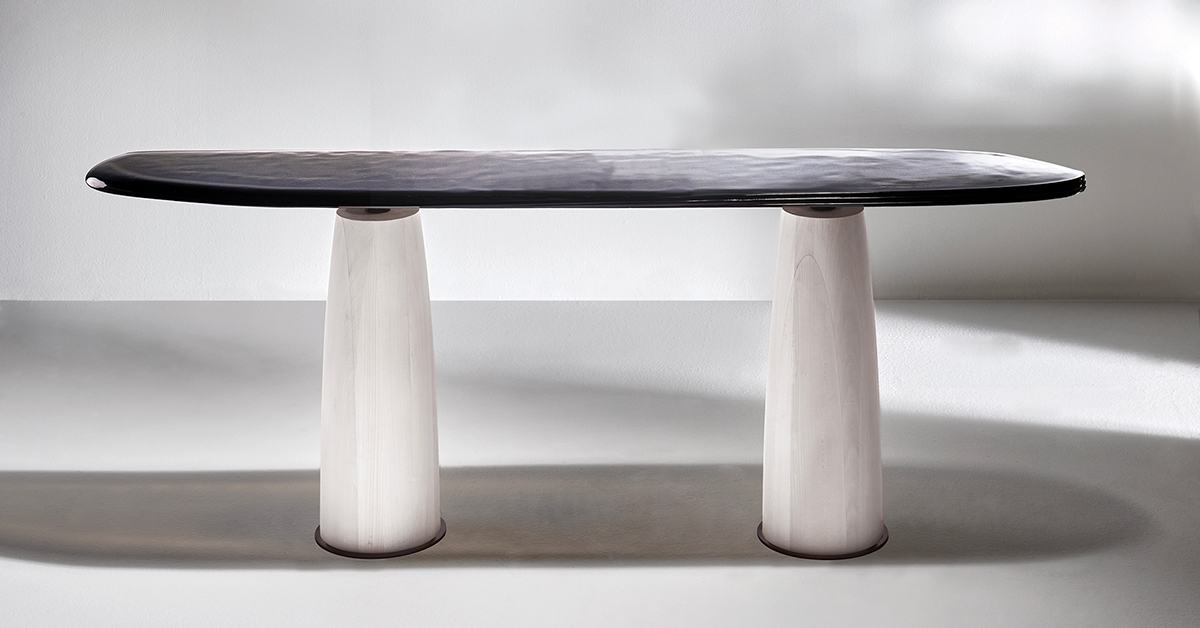 Rebis console table, coinciding opposites | Promemoria