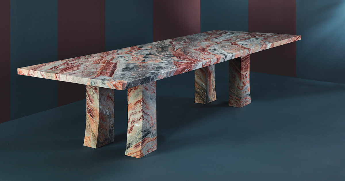 Dumbo dining table, a sculptured piece of furniture | Promemoria