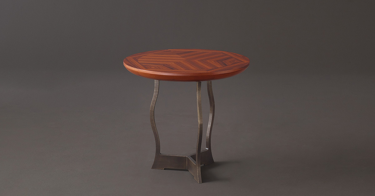 Erasmo: Bronze Round Small Table | Promemoria