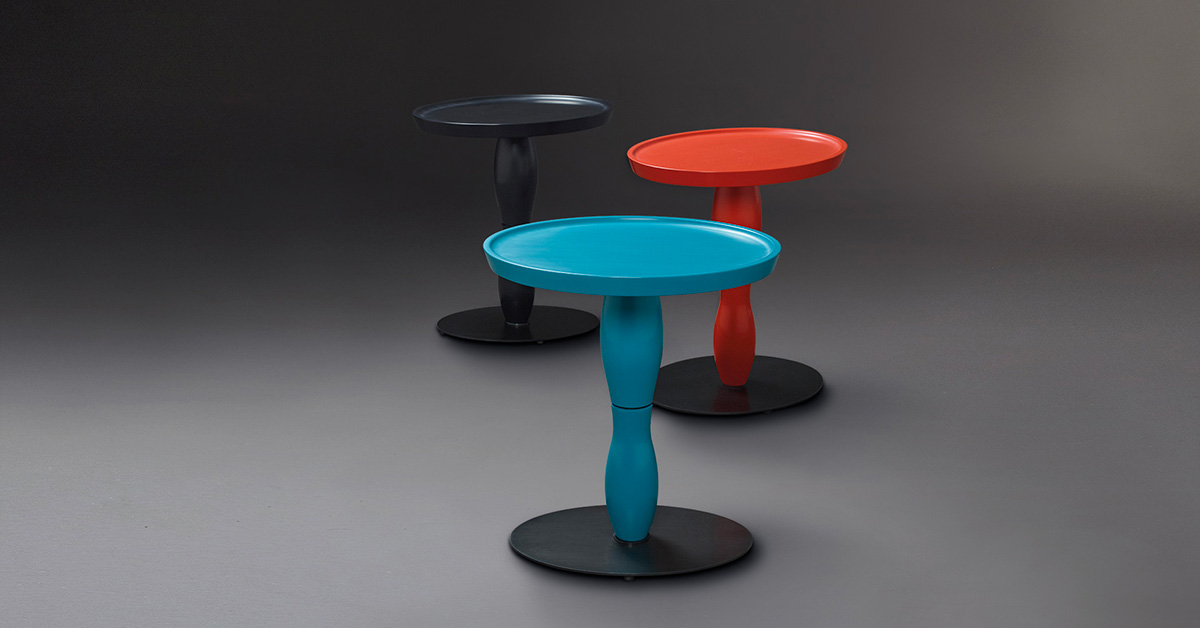 Promemoria | Mediterranée: Small Table in Wood and Bronze